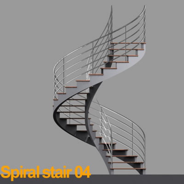 spiral stair 3d model
