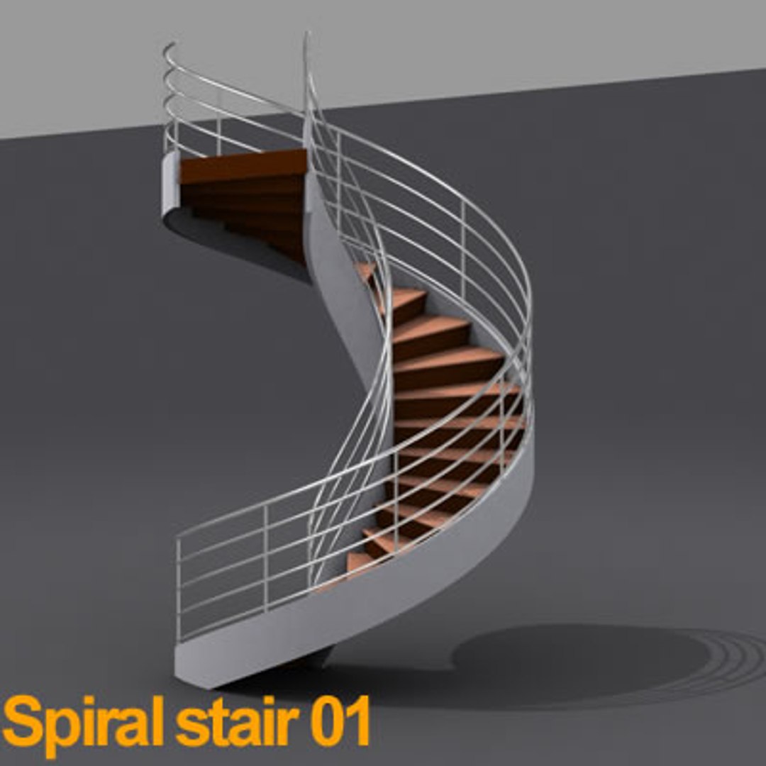 Spiral Stair 3d Model