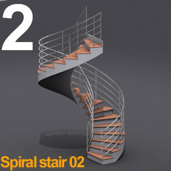 spiral stair 3d model