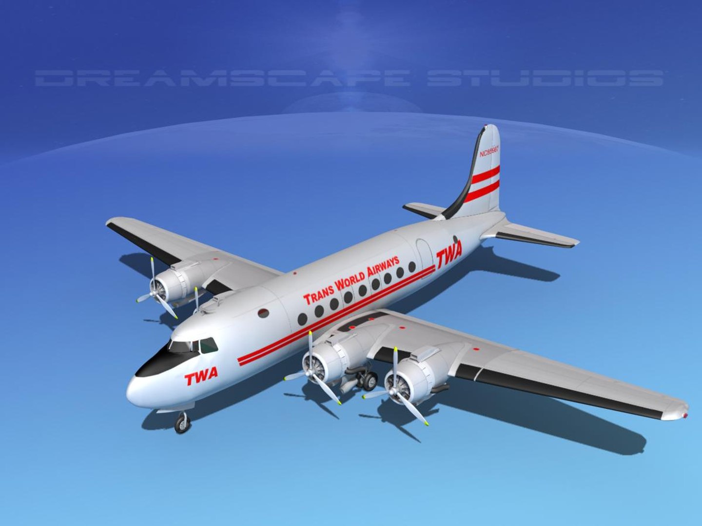 Dwg Dc-4 Airlines