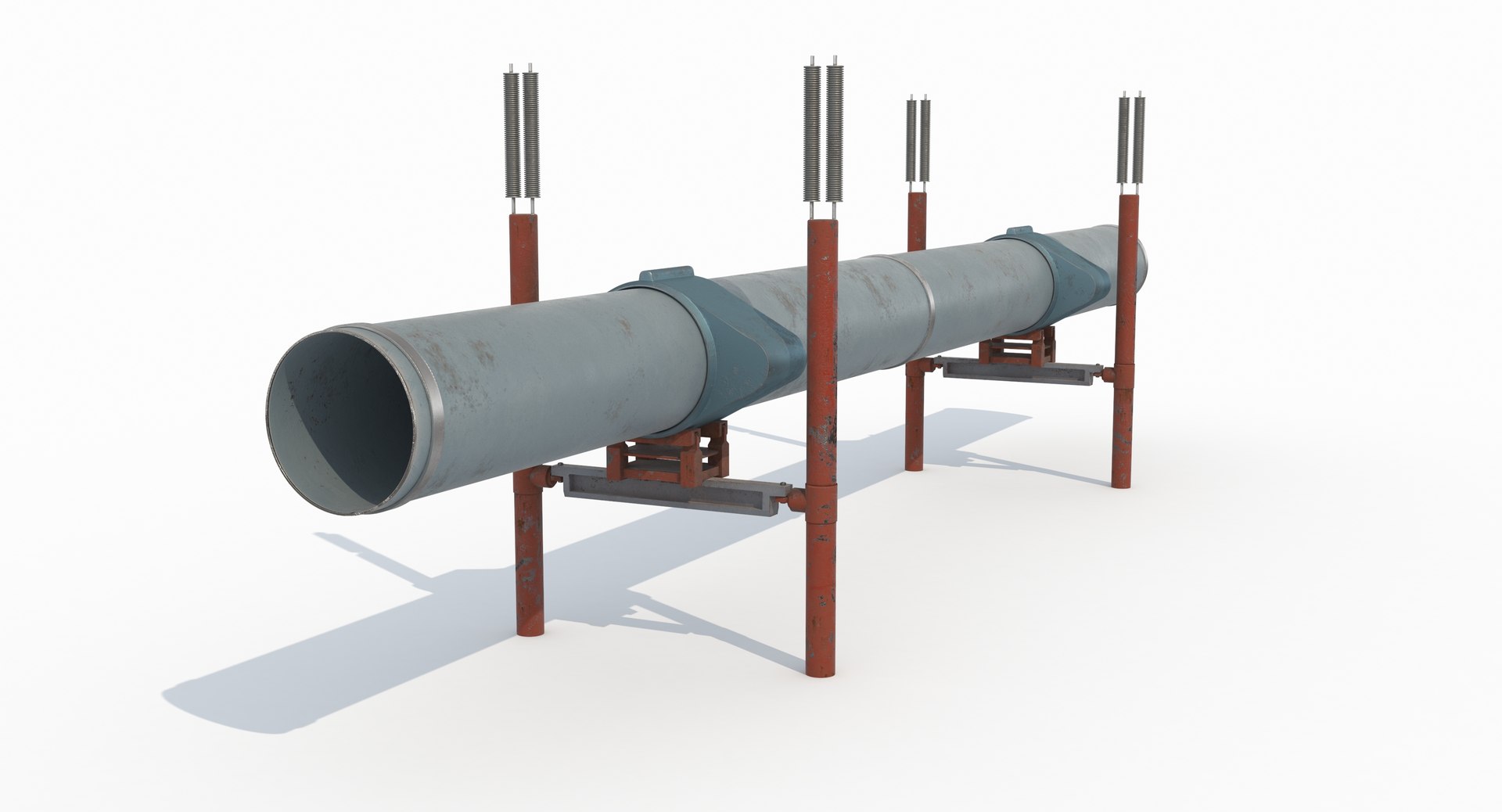 Gas Pipeline 3 3D Model - TurboSquid 2240386