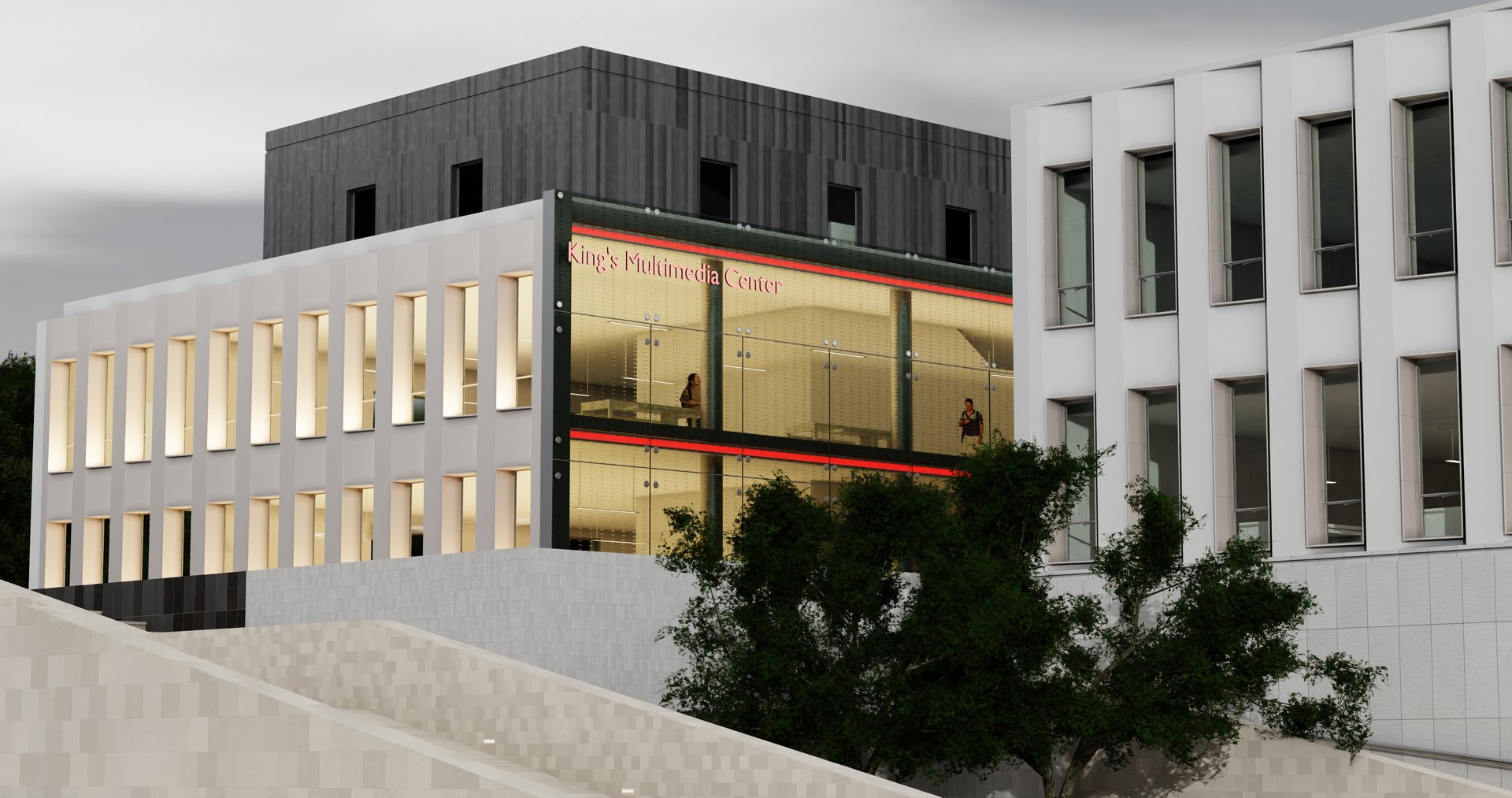 University Campus 3D Model - TurboSquid 2180609