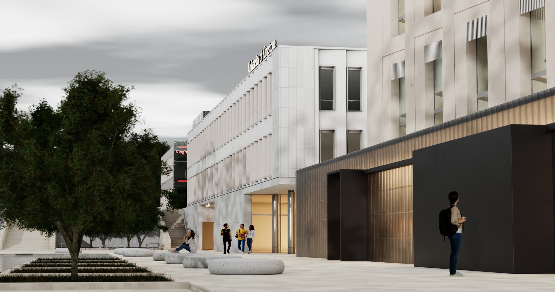 University Campus 3D Model - TurboSquid 2180609