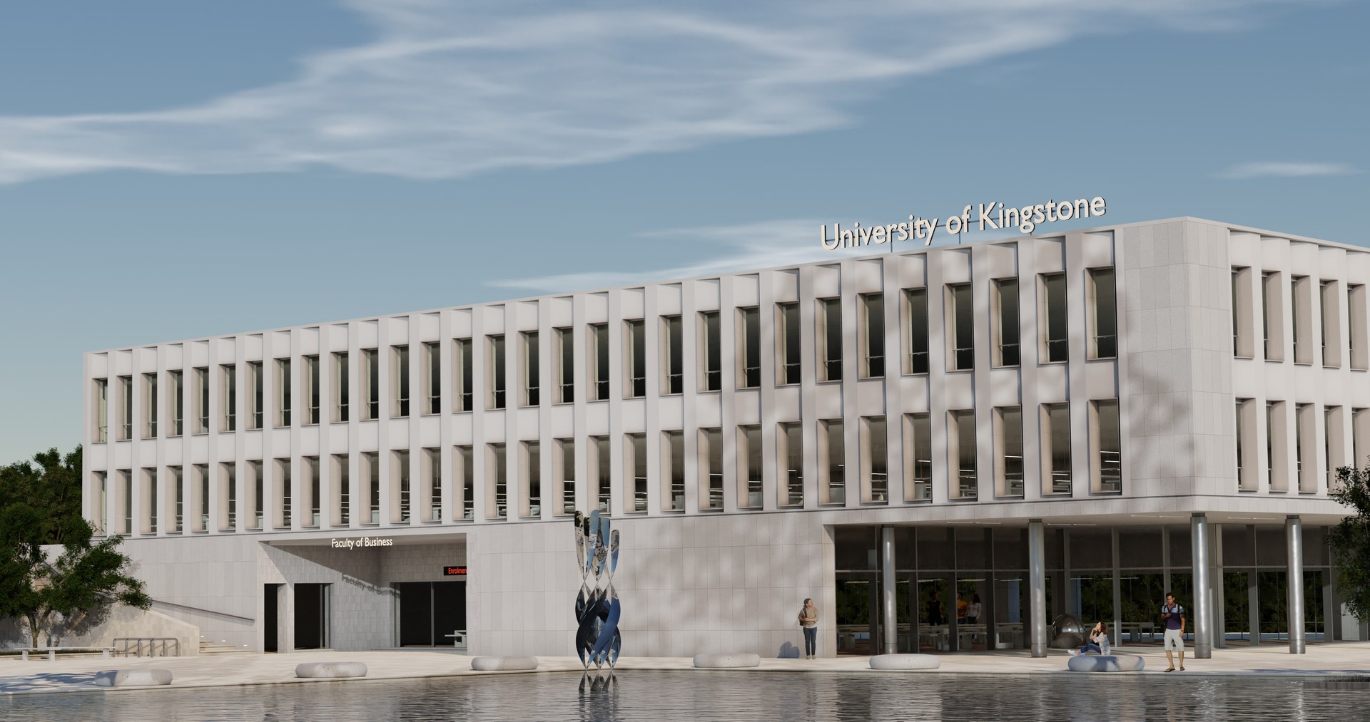 University Campus 3D Model - TurboSquid 2180609