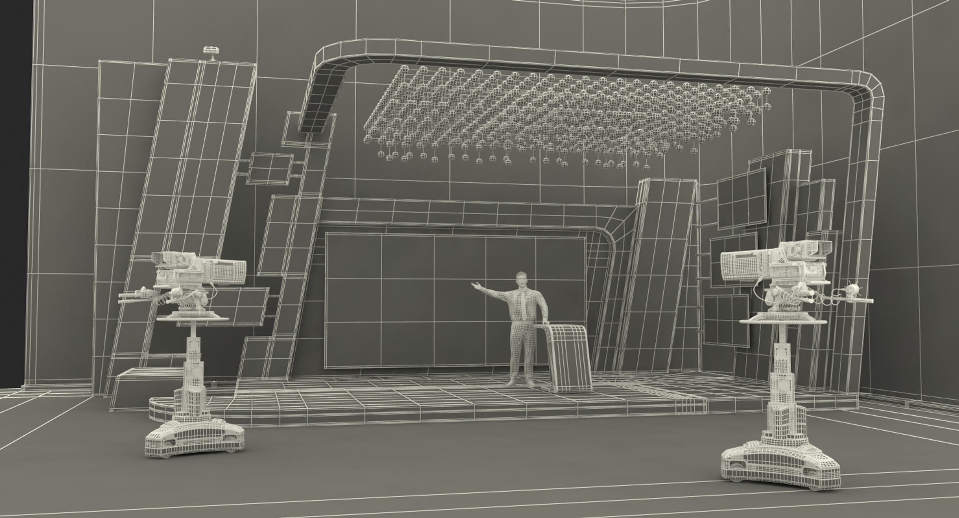 3D Modern Tv Weather Studio - TurboSquid 1290107