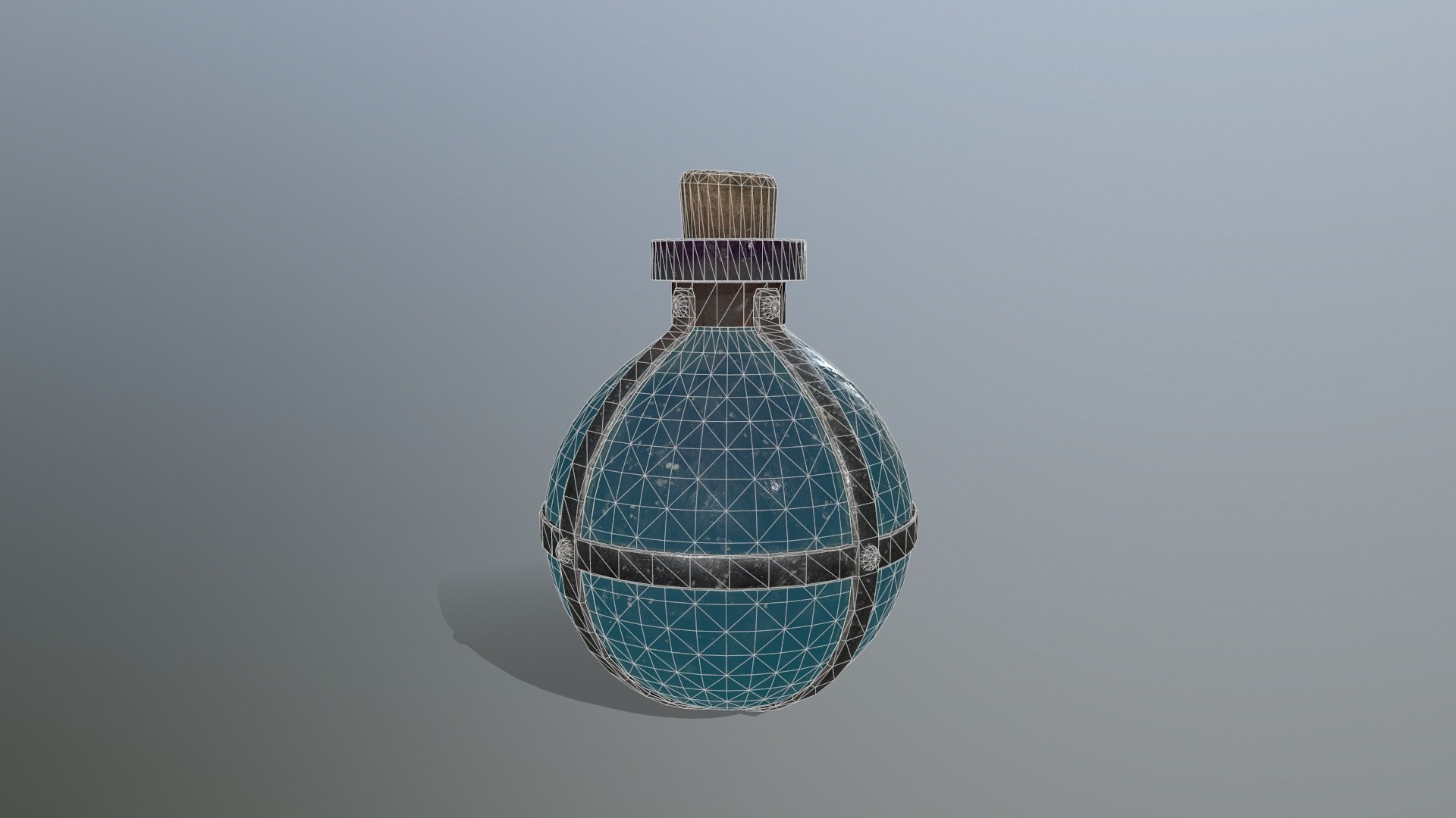 Potion Bottle 3d Model Turbosquid 2120556