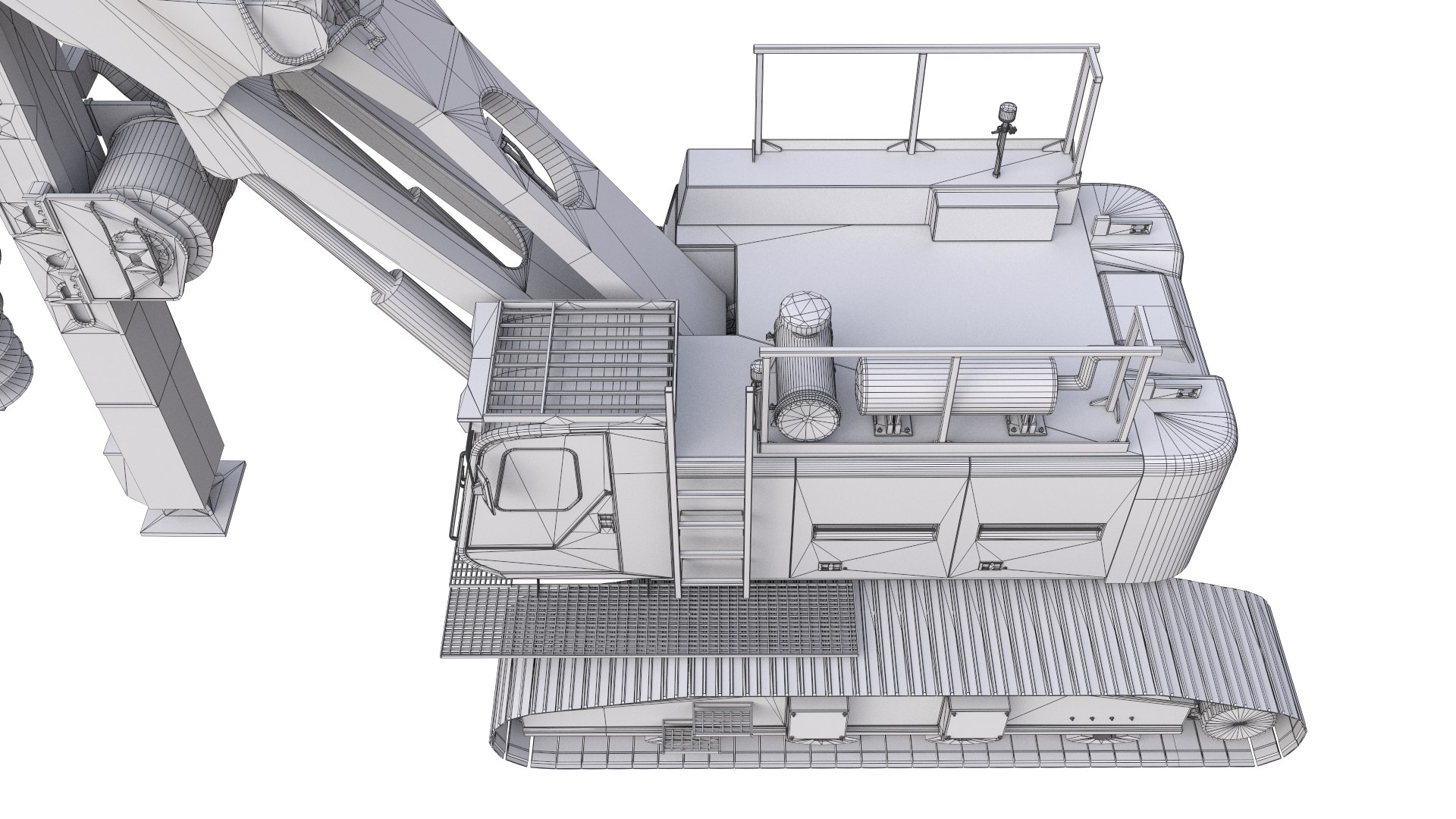 Rotary Drilling Rig 3D model - TurboSquid 2100084