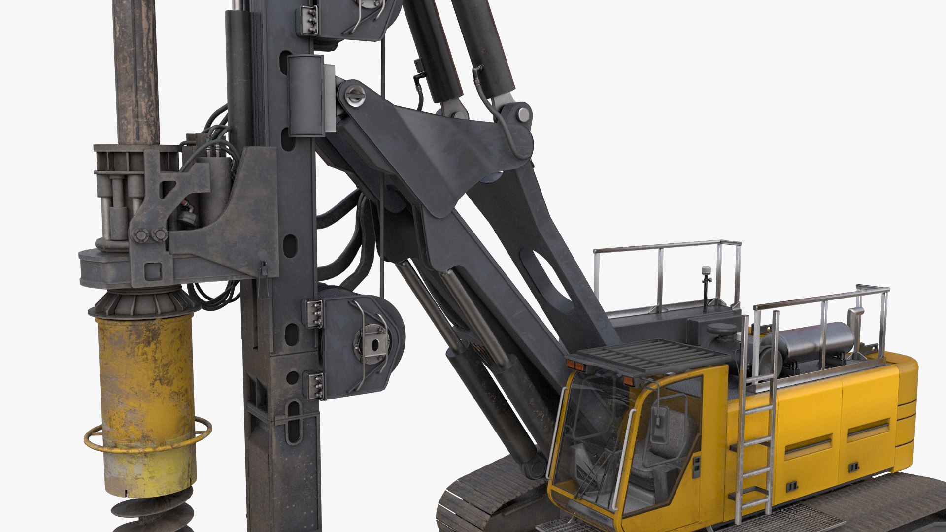 Rotary Drilling Rig 3D Model - TurboSquid 2100084