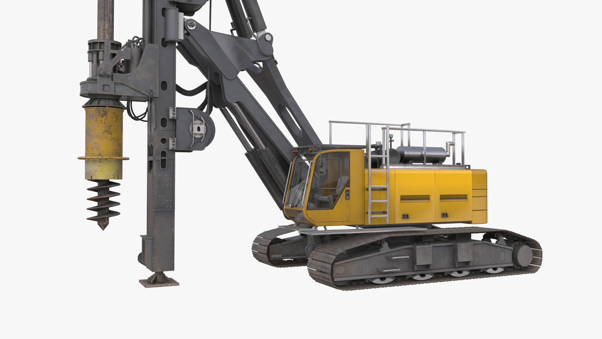 Rotary Drilling Rig 3D Model - TurboSquid 2100084