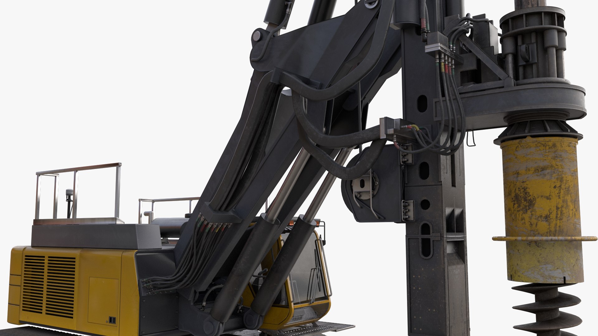 Rotary Drilling Rig 3D Model - TurboSquid 2100084