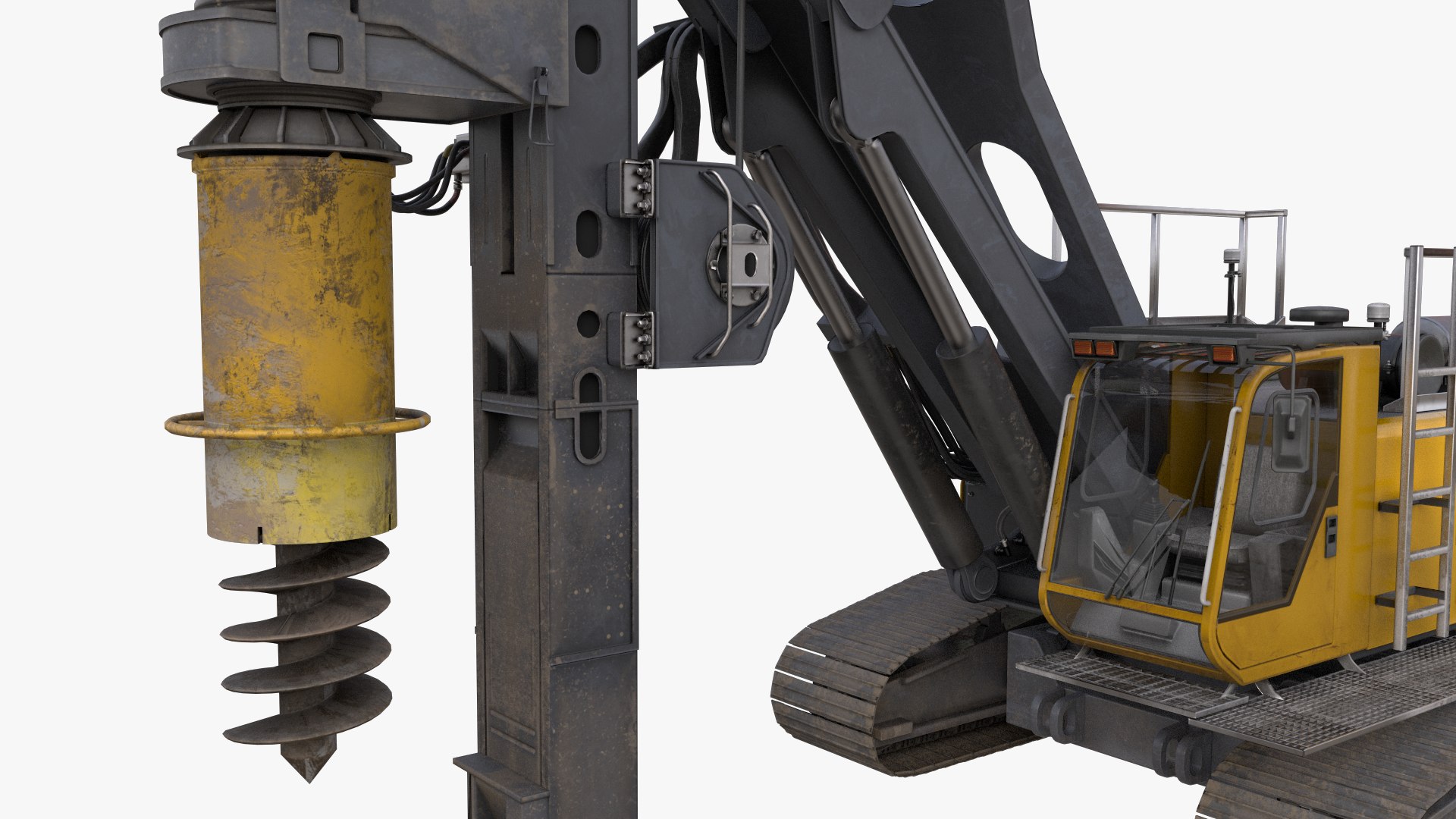 Rotary Drilling Rig 3D Model - TurboSquid 2100084