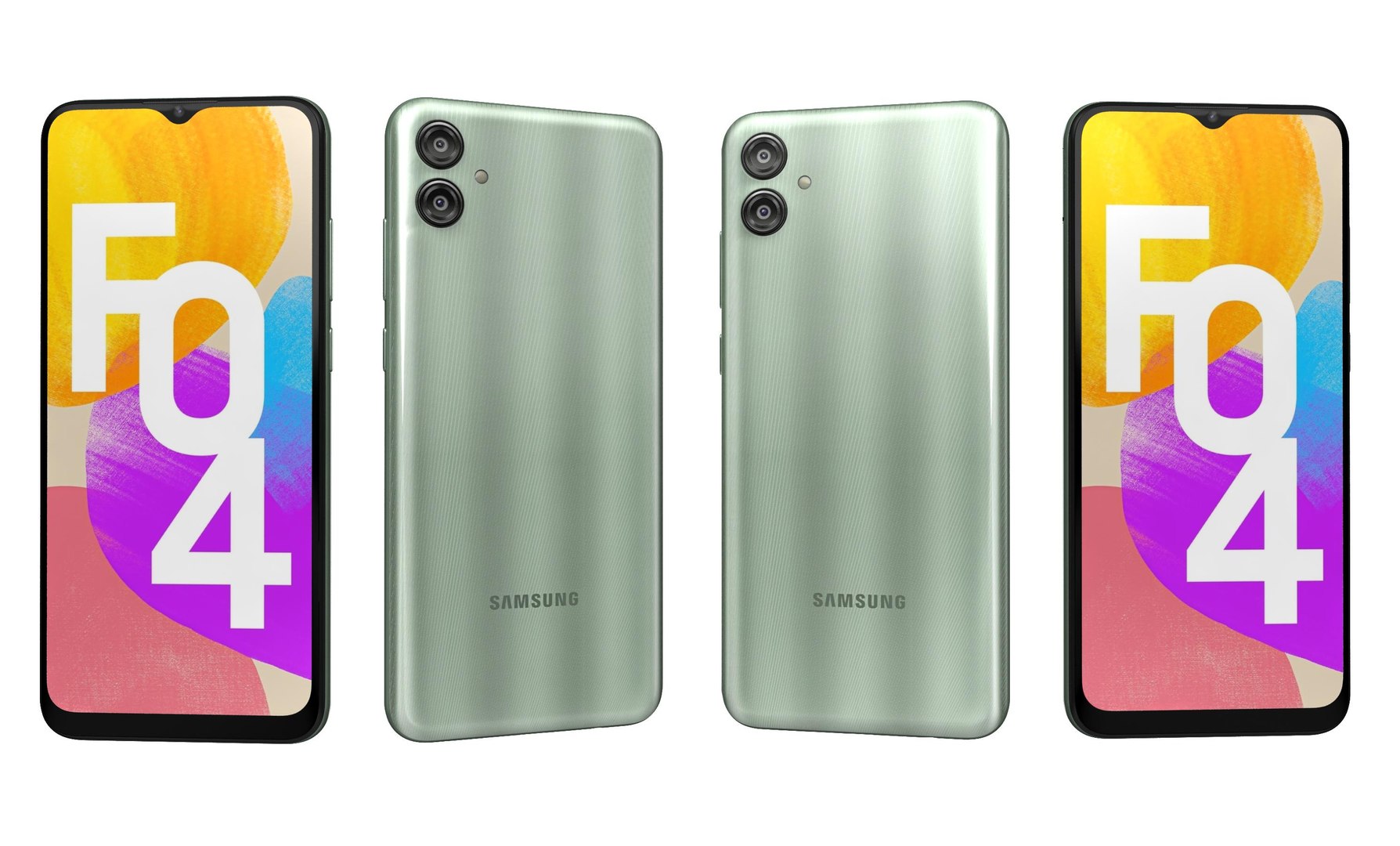 3D Samsung Galaxy F04 Green Model - TurboSquid 2036925