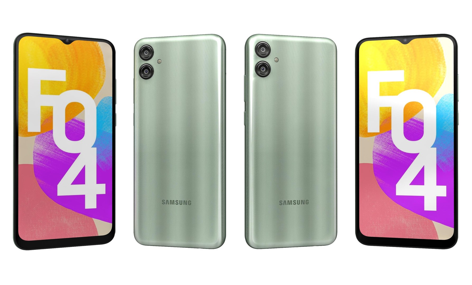 3D Samsung Galaxy F04 Green Model - TurboSquid 2036925