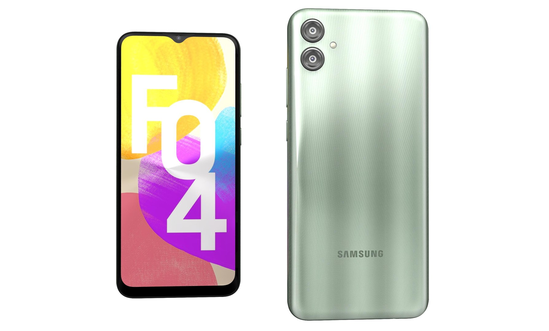 3D Samsung Galaxy F04 Green Model - TurboSquid 2036925