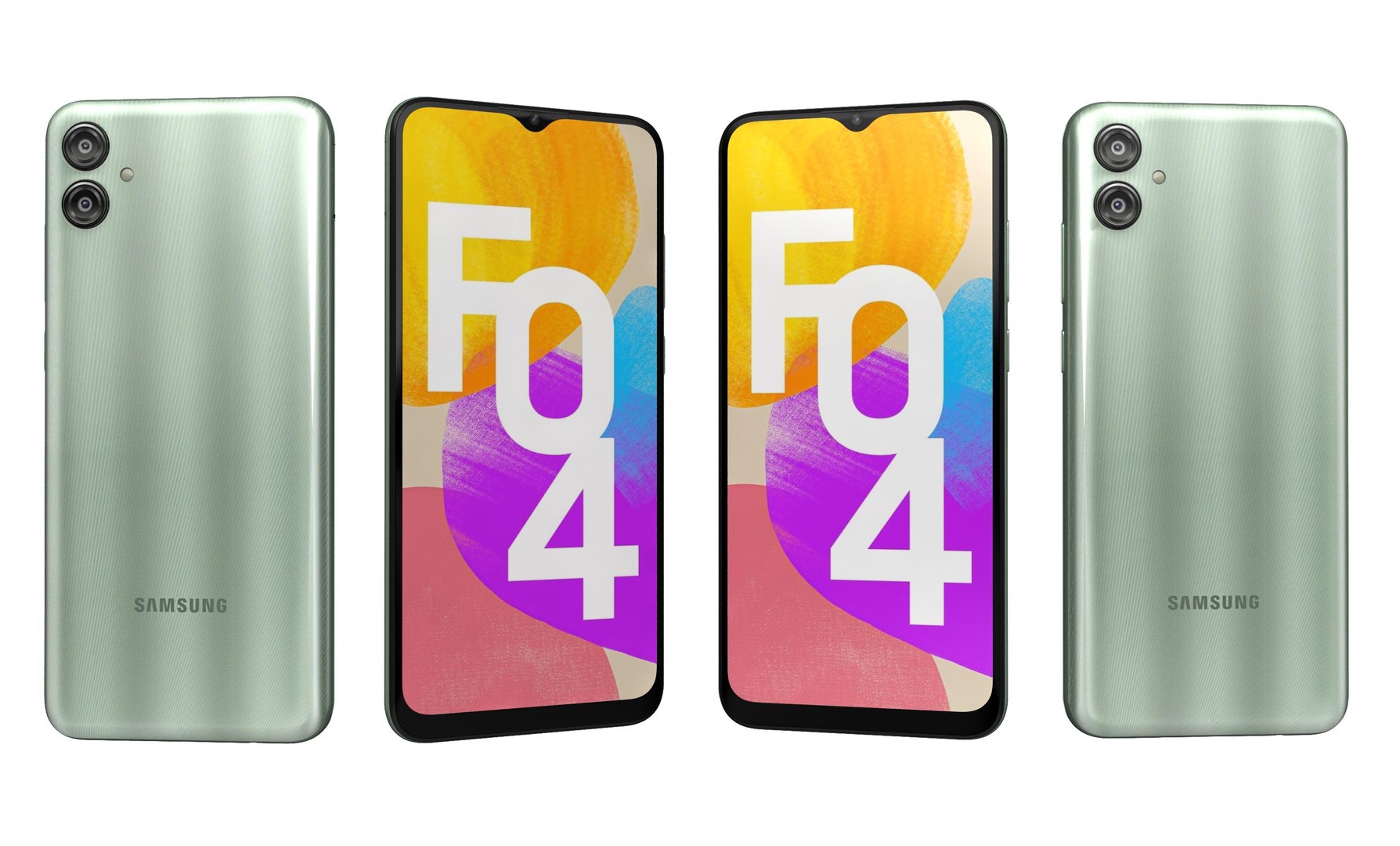 3D Samsung Galaxy F04 Green Model - TurboSquid 2036925