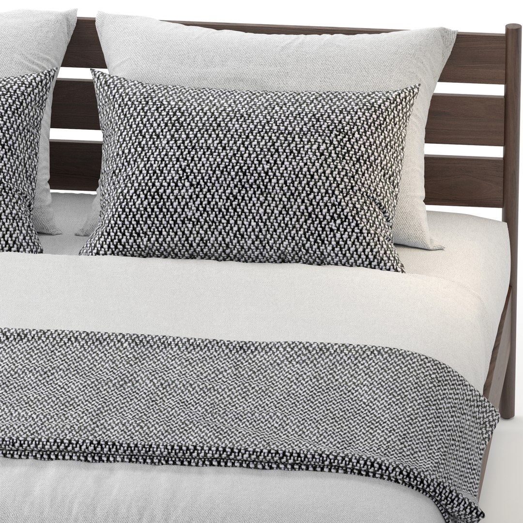 3D EQ3 Monarch King Bed - TurboSquid 1972536