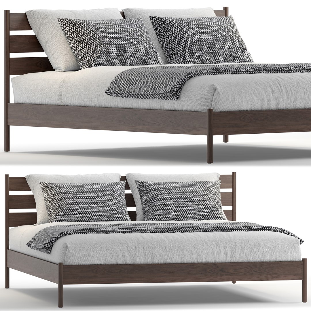 3D EQ3 Monarch King Bed - TurboSquid 1972536