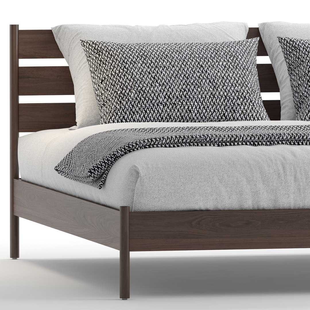 3D EQ3 Monarch King Bed - TurboSquid 1972536