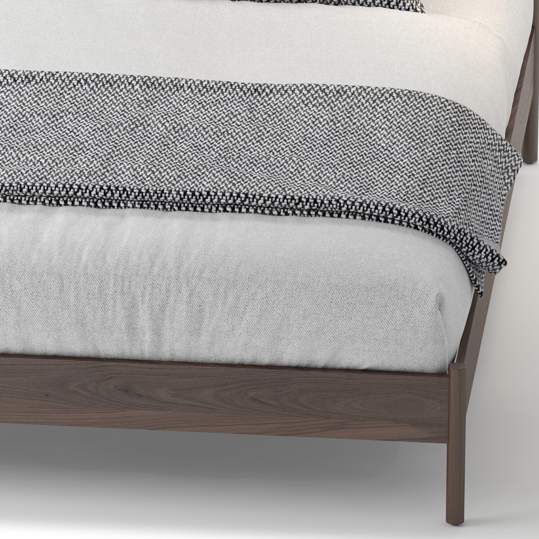 3D EQ3 Monarch King Bed - TurboSquid 1972536