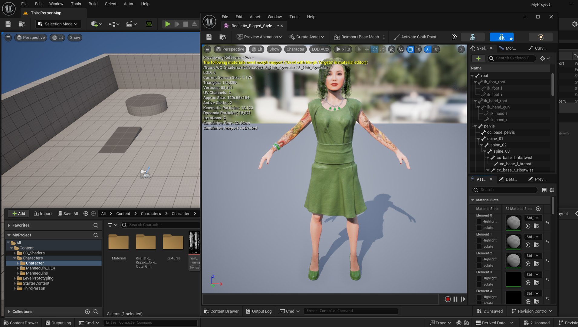 Realistic Rigged Style Cute Girl-Kallyna Character 3D Model 3D Model ...