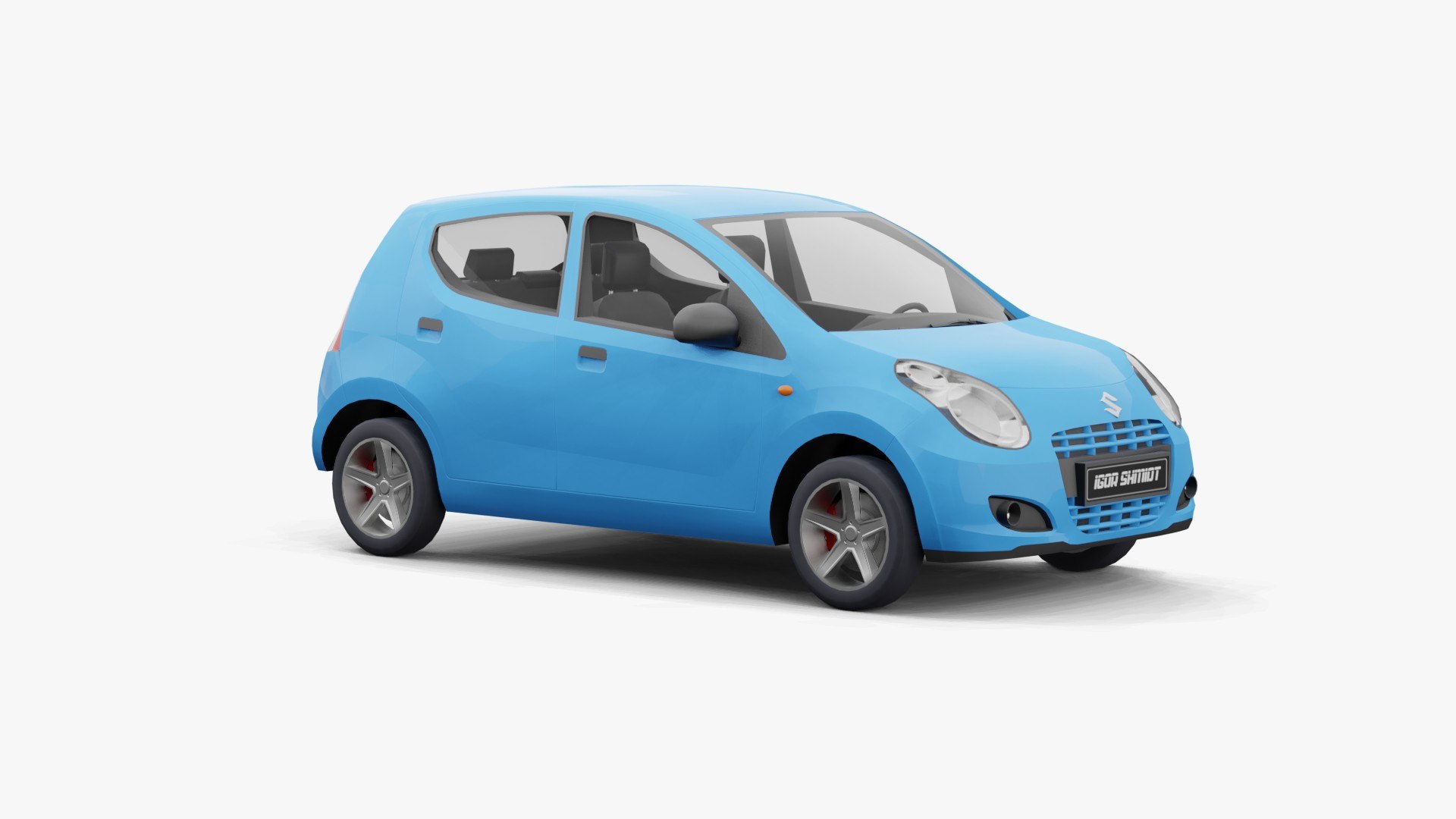 Suzuki Alto 2010 Lowpoly 3D Model - TurboSquid 1985035