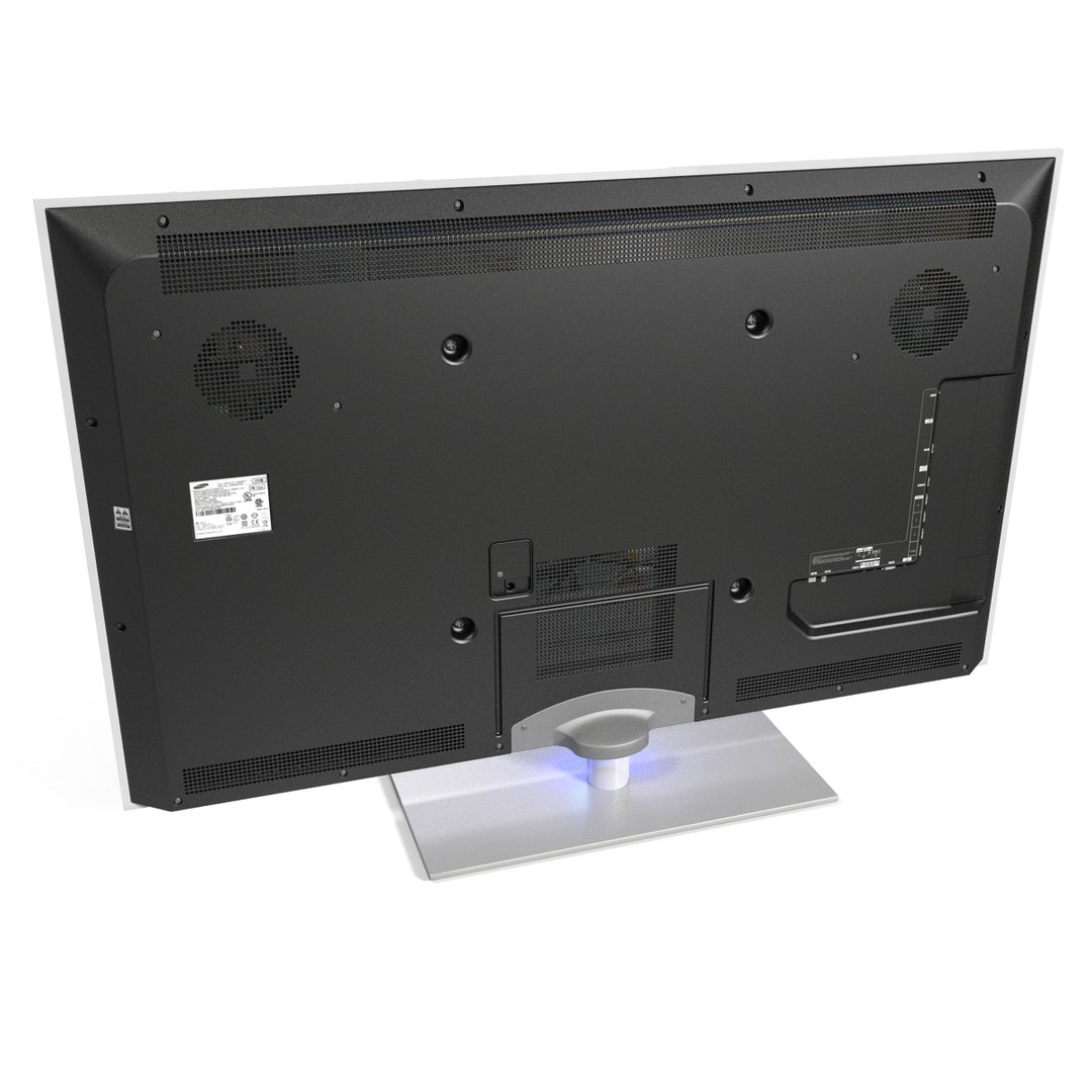 3d Model Led Hdtv Samsung Un55