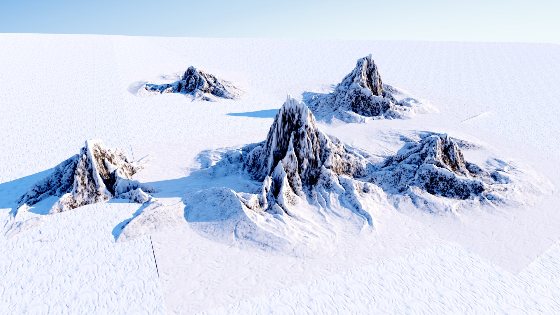 Mountain In The Alps 3D Model - TurboSquid 1844677