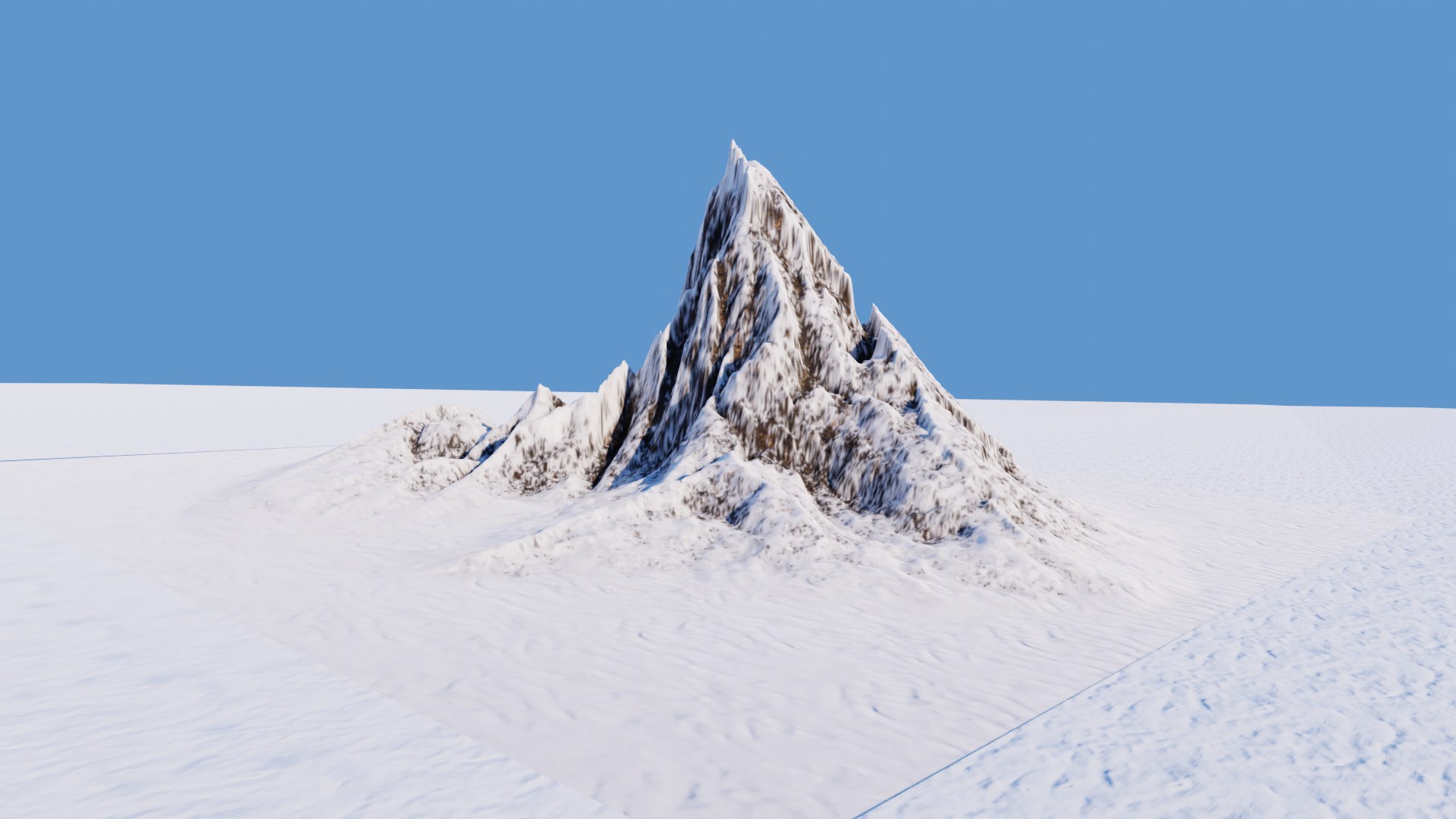 Mountain In The Alps 3D Model - TurboSquid 1844677