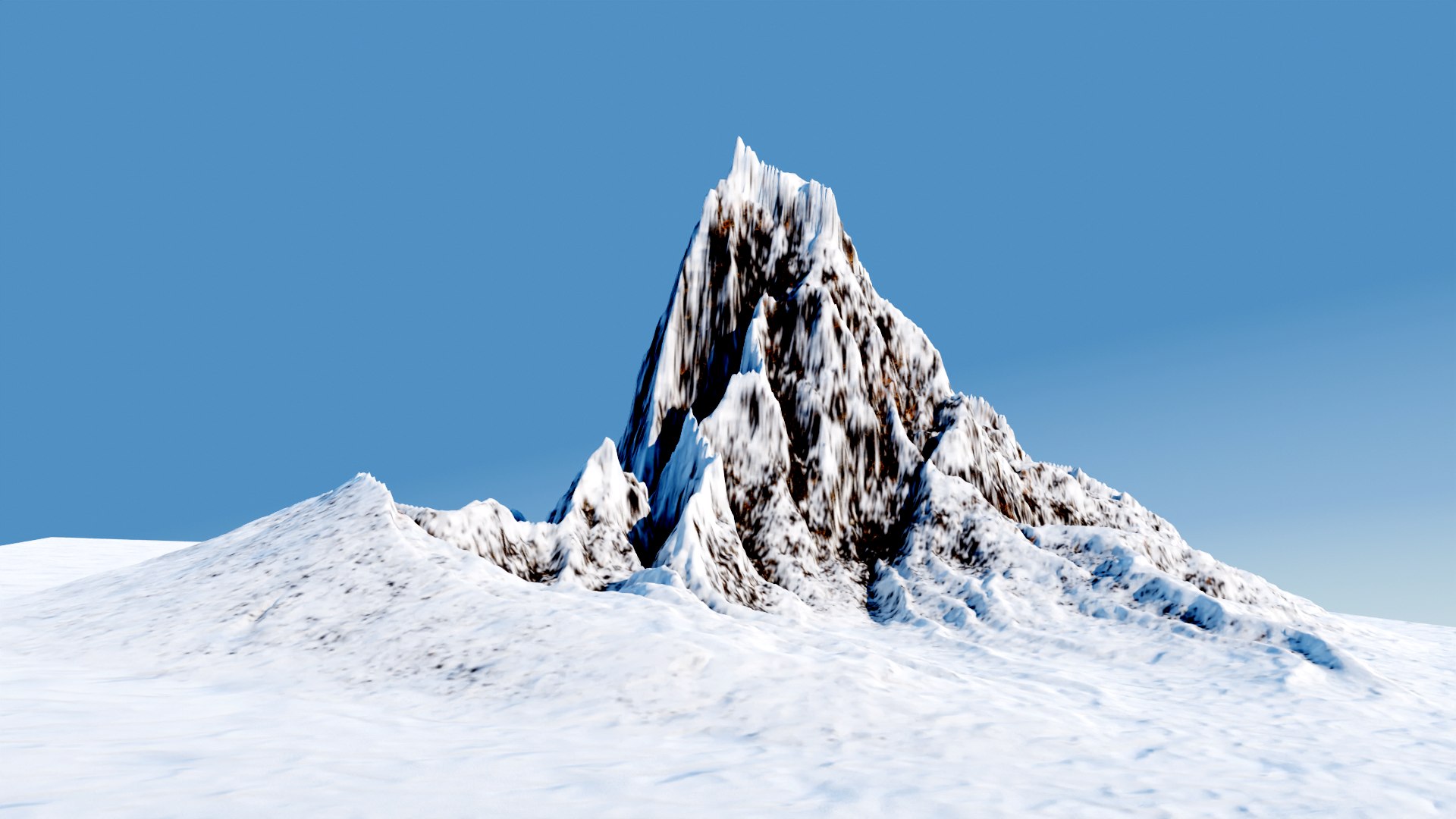 Mountain In The Alps 3D Model - TurboSquid 1844677