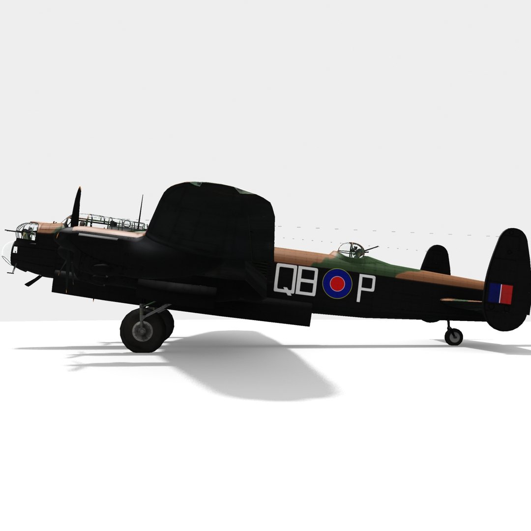 Lancaster Iii 3d Model