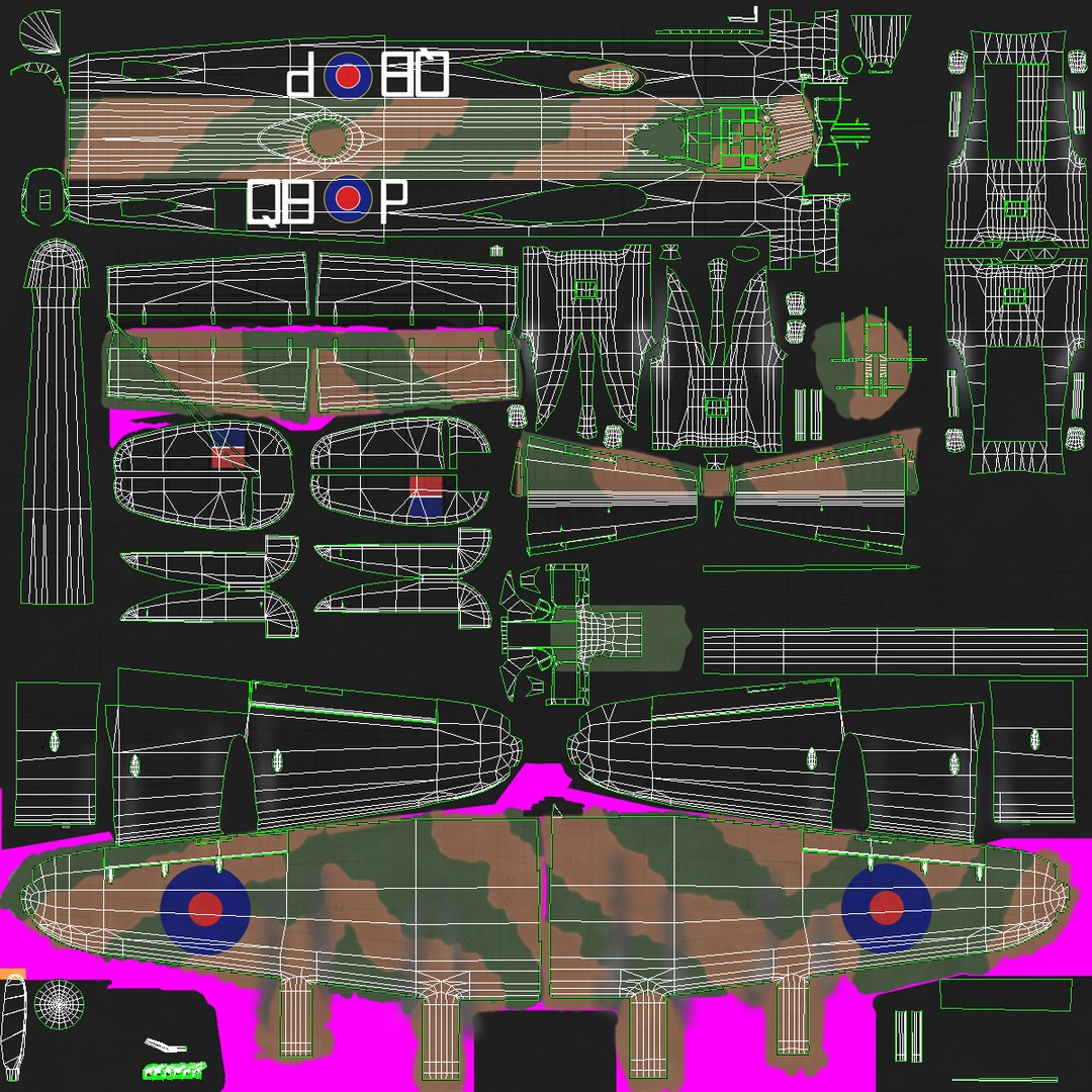Lancaster Iii 3d Model