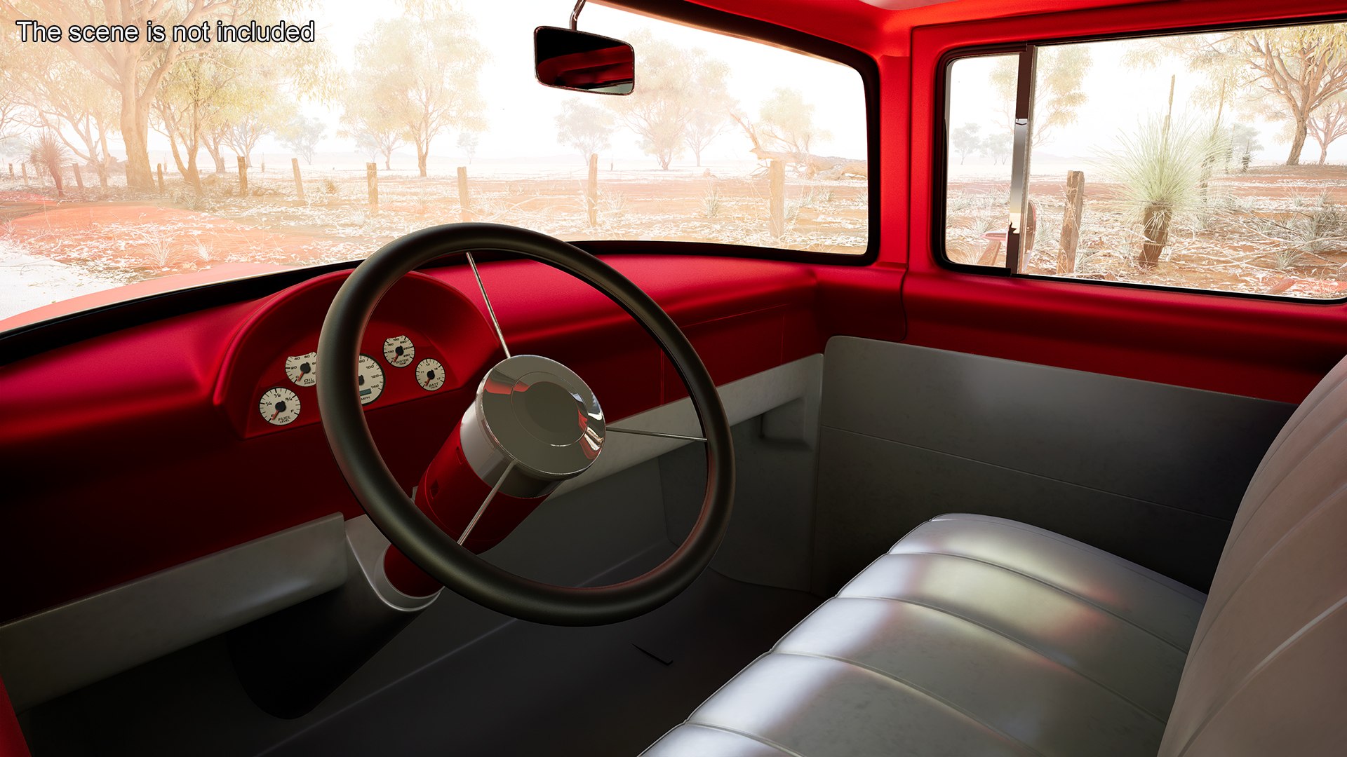 3D 1956 Ford F100 Pickup Truck Tuned Simple Interior Model - TurboSquid ...