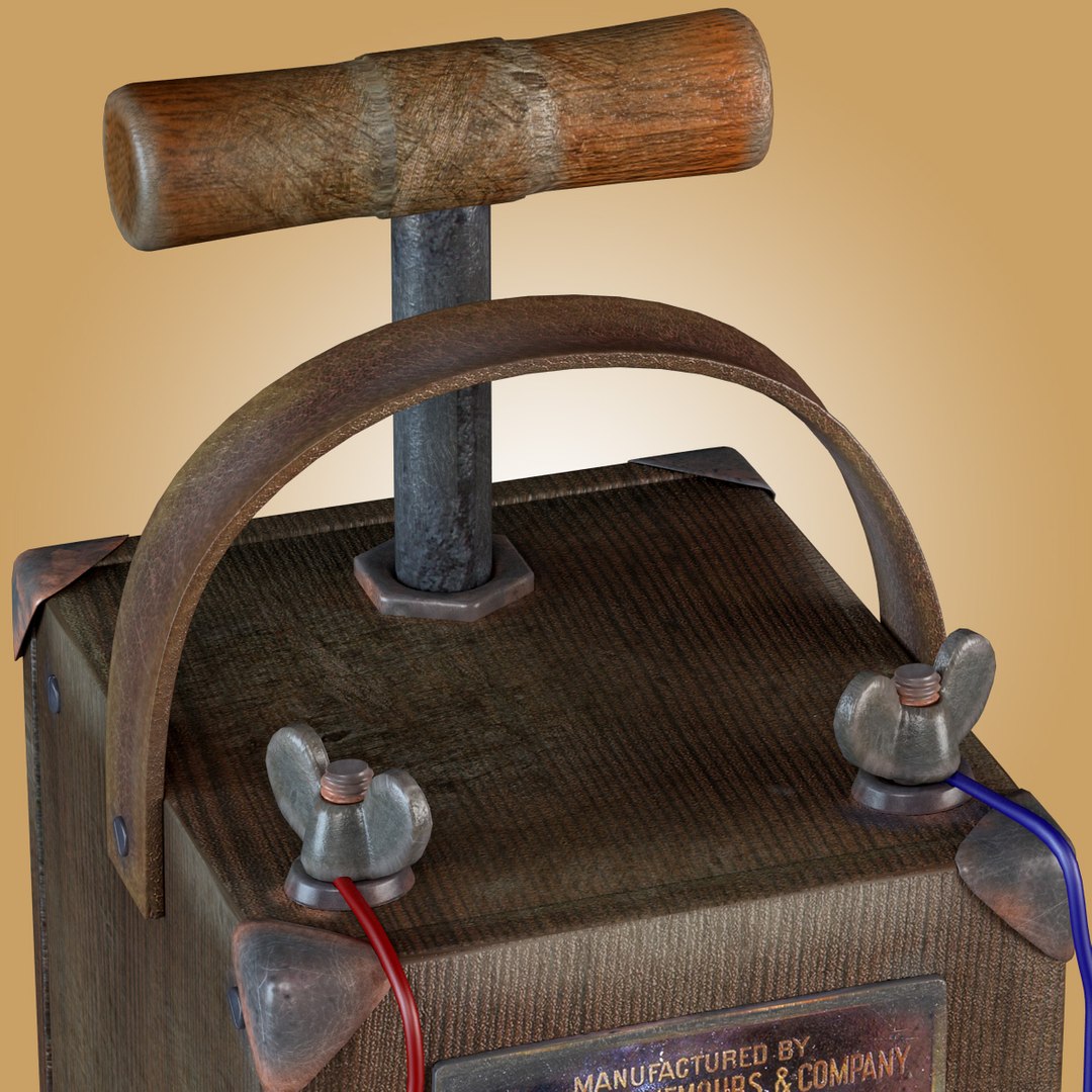 3d Detonator Dynamite Model