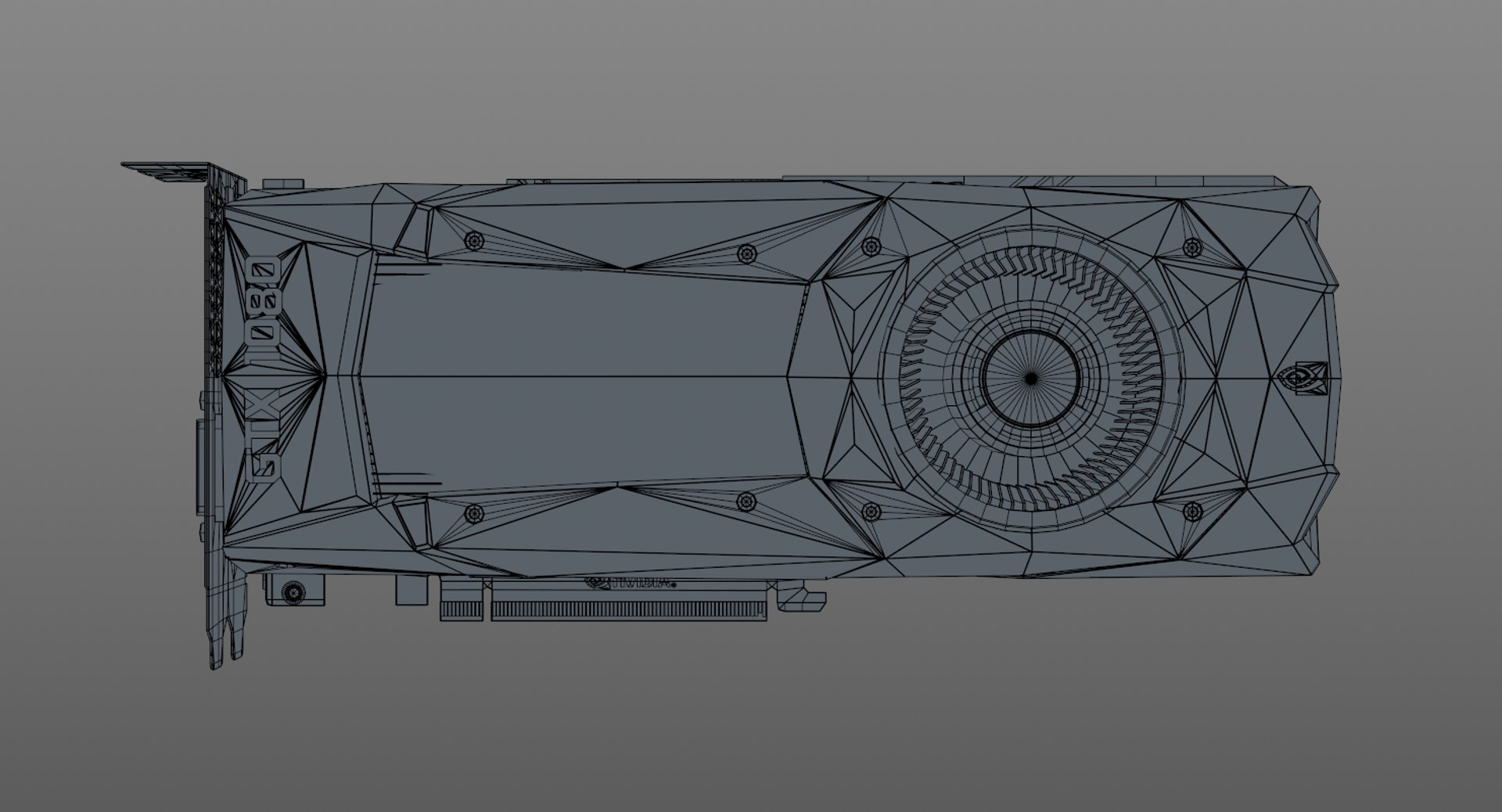 3d Model Gtx 1080 Founders Edition