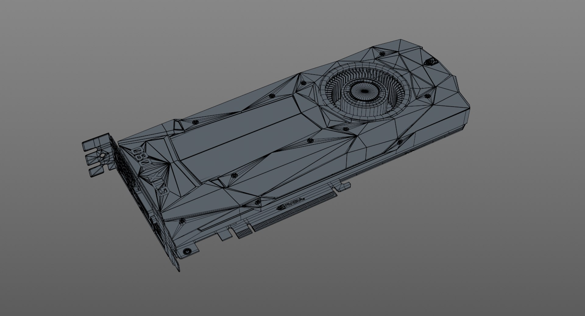 3d Model Gtx 1080 Founders Edition