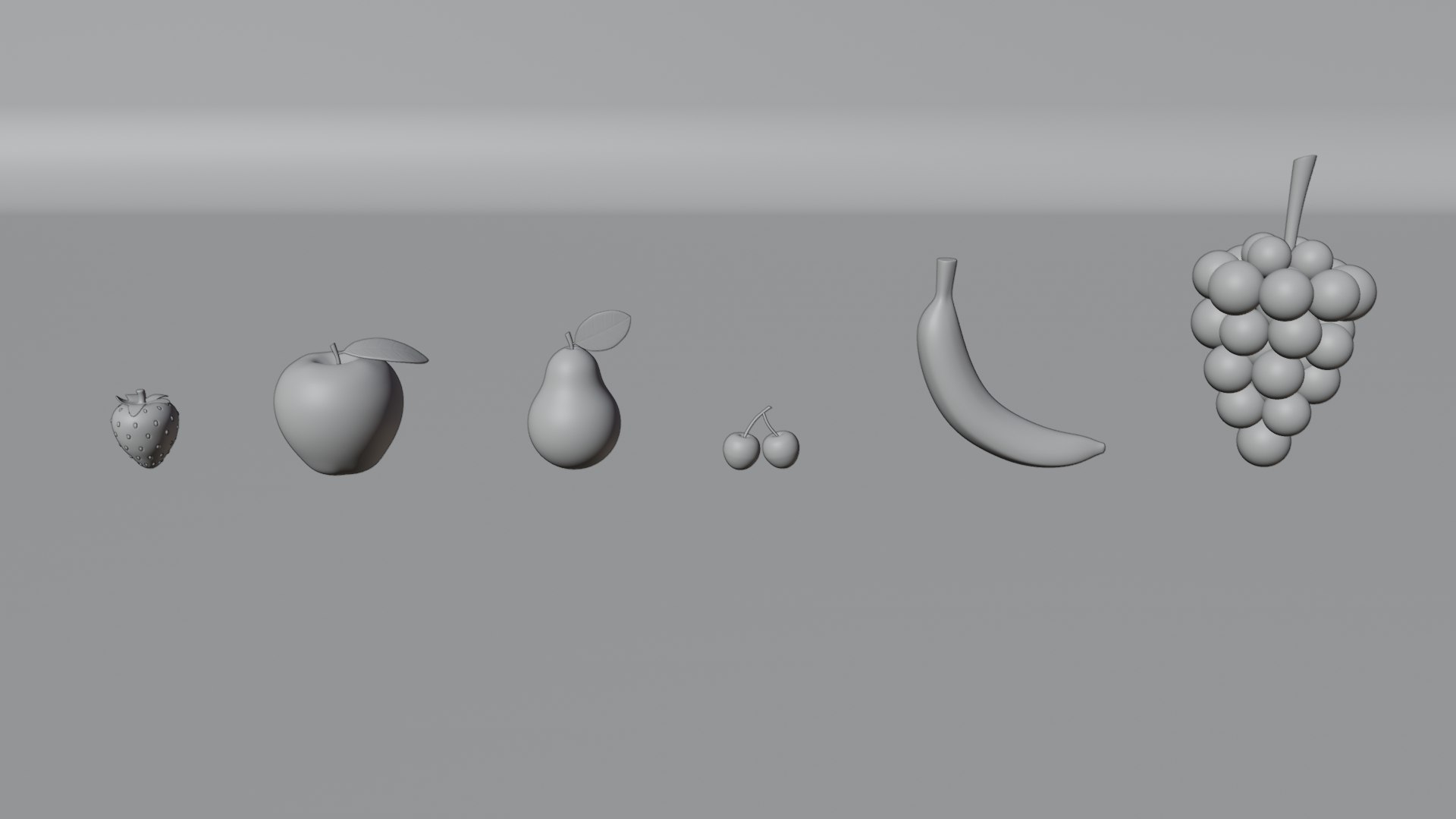 3D Cartoon Fruit Model - TurboSquid 2293626