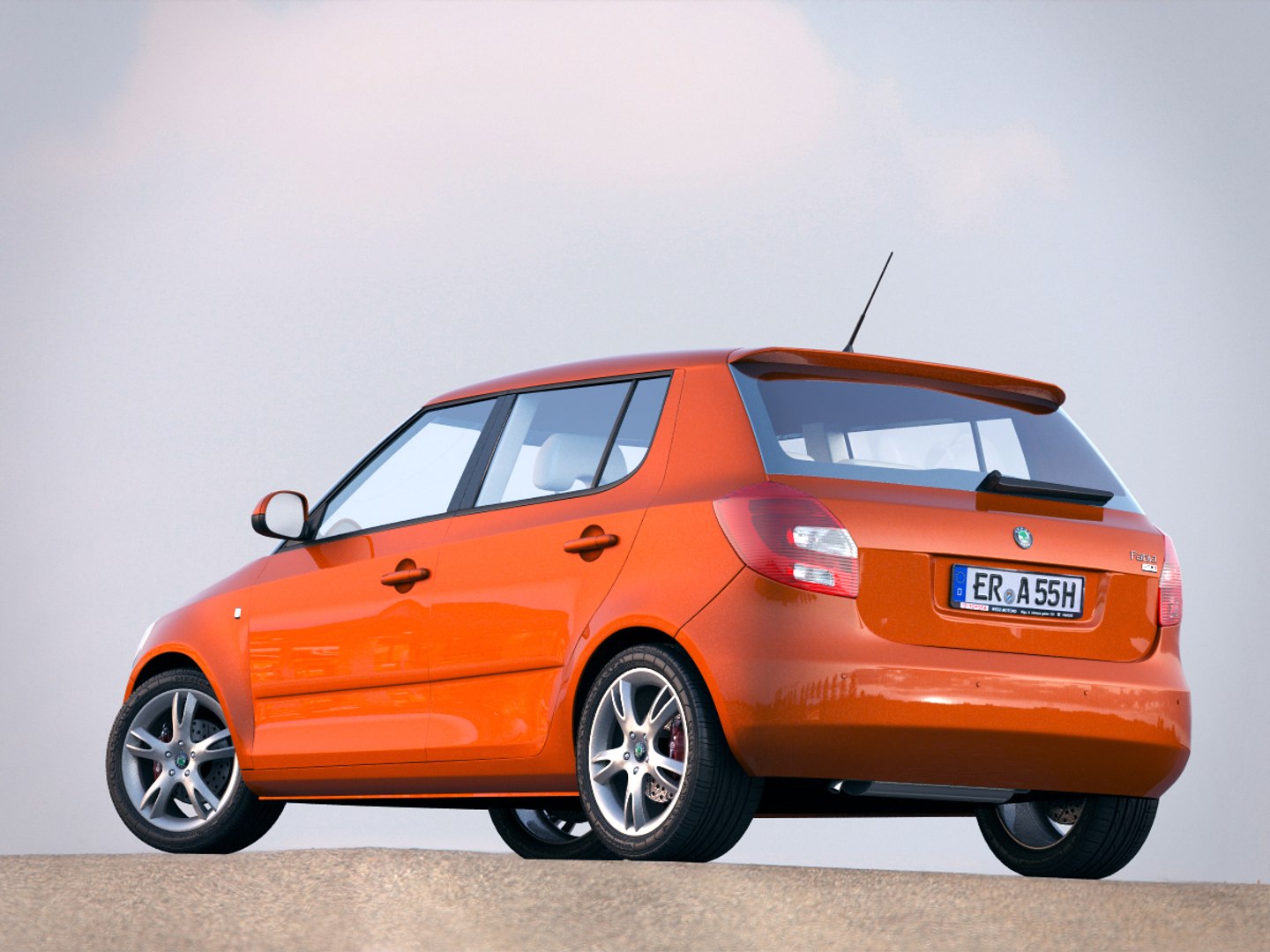 3d Skoda Fabia Htp Model