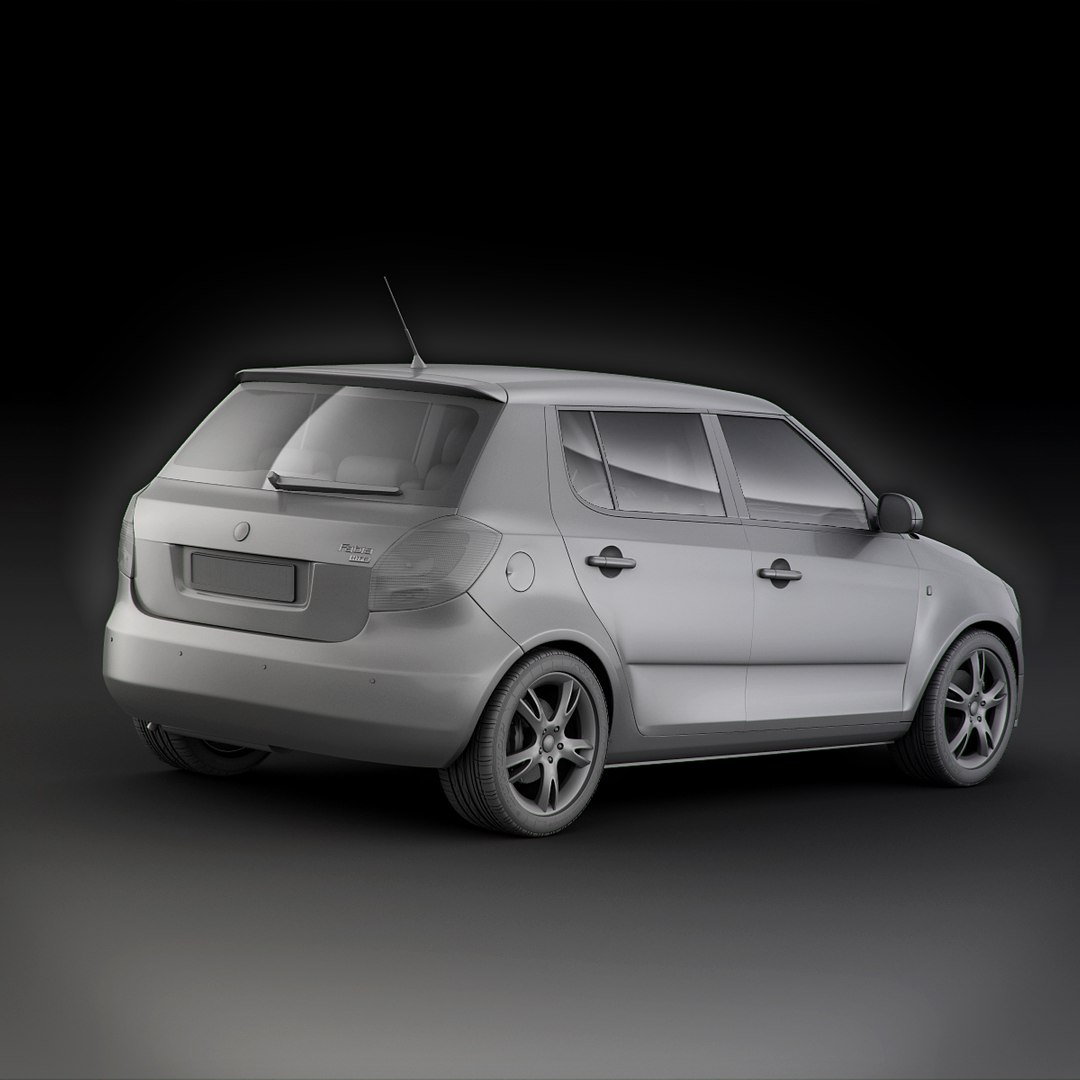 3d Skoda Fabia Htp Model