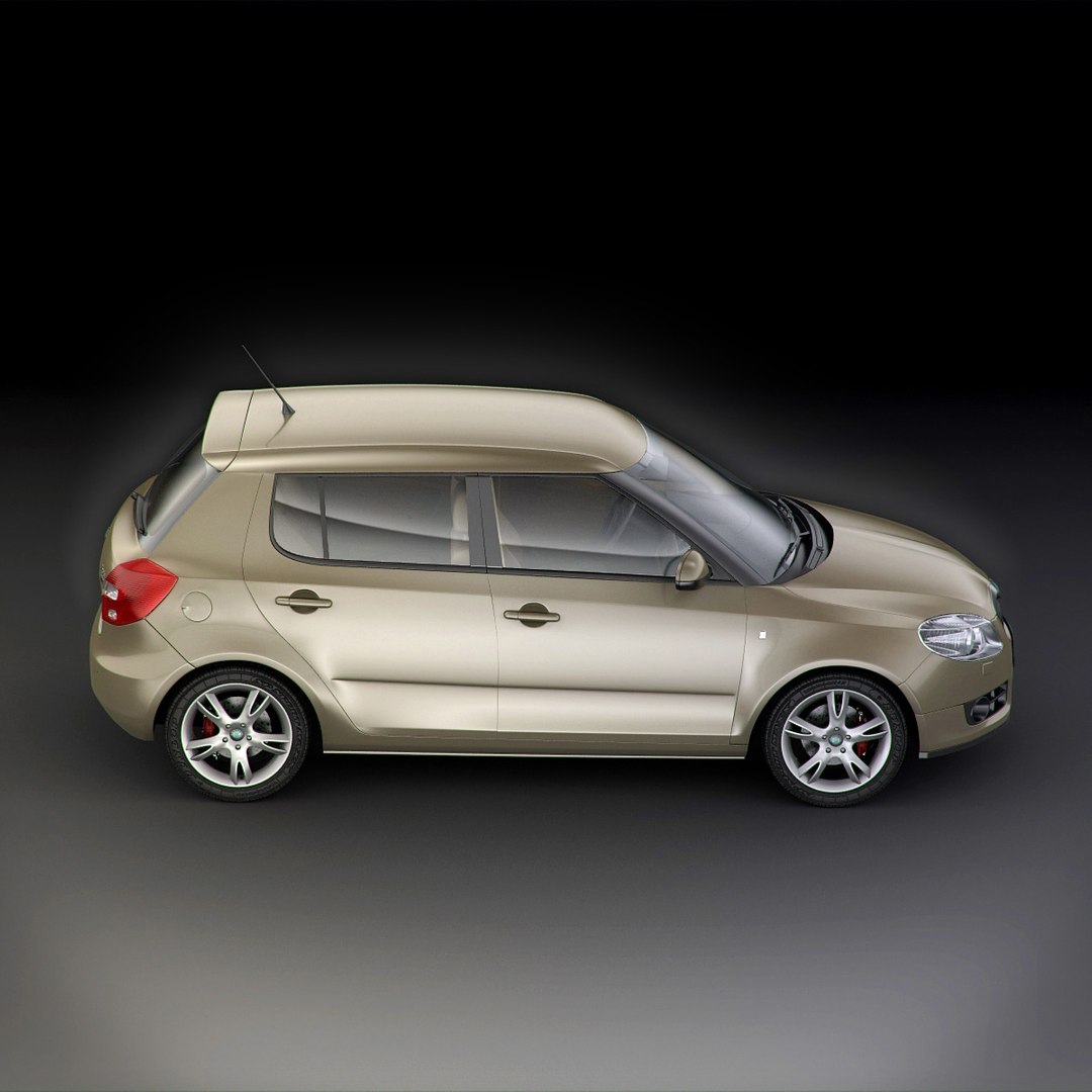 3d Skoda Fabia Htp Model