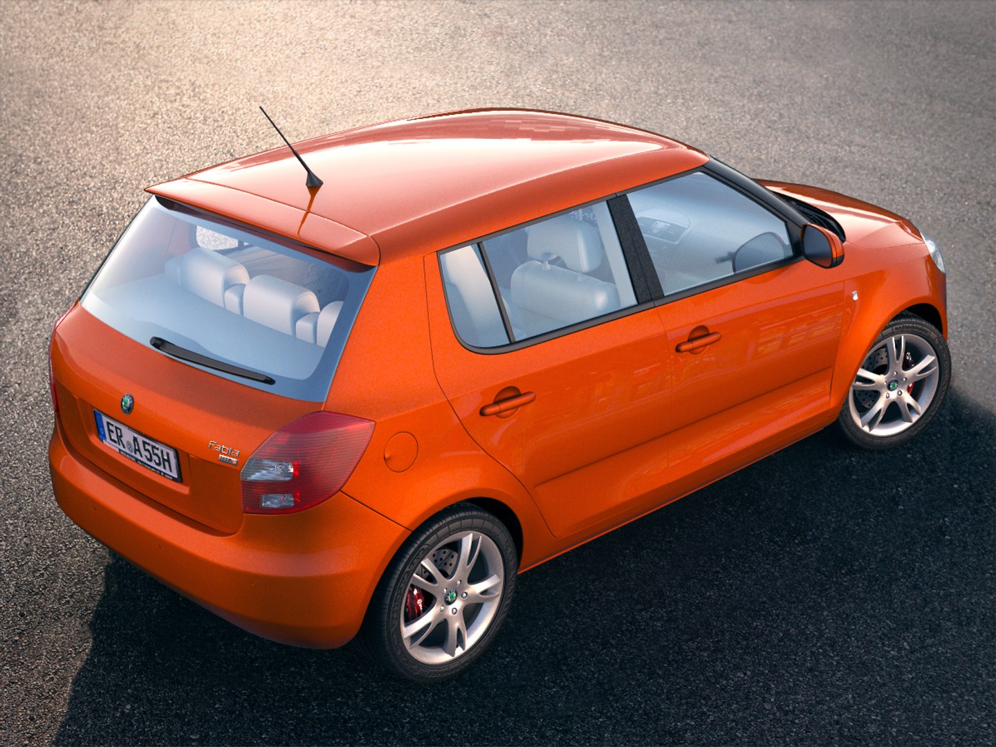 3d Skoda Fabia Htp Model