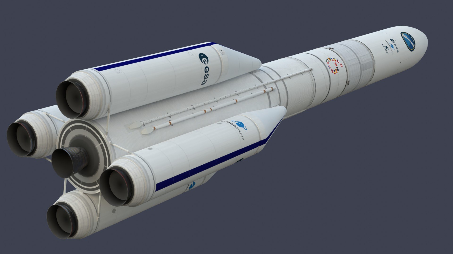 Ariane6 SC 3D - TurboSquid 2234609