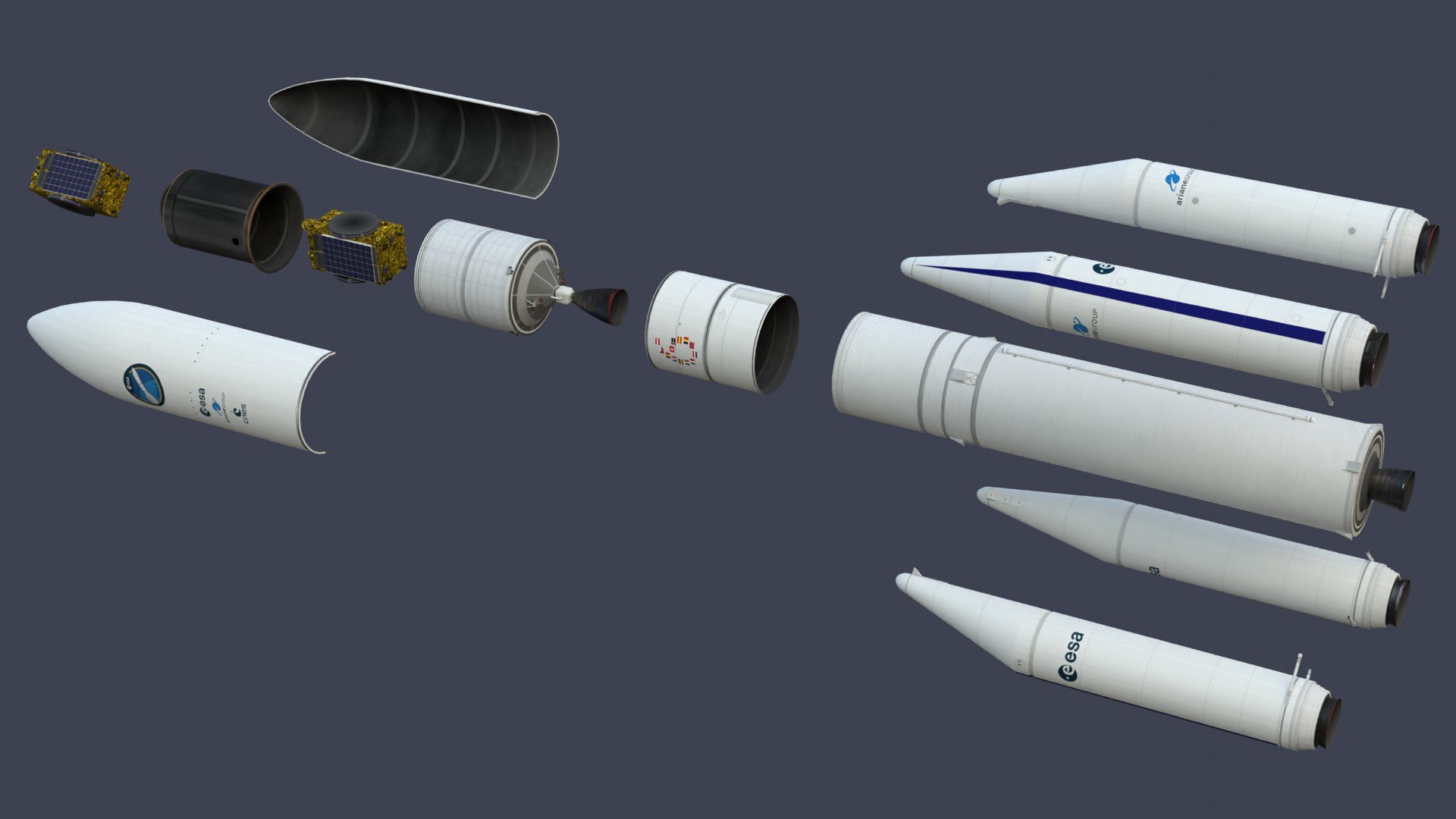 Ariane6 SC 3D - TurboSquid 2234609