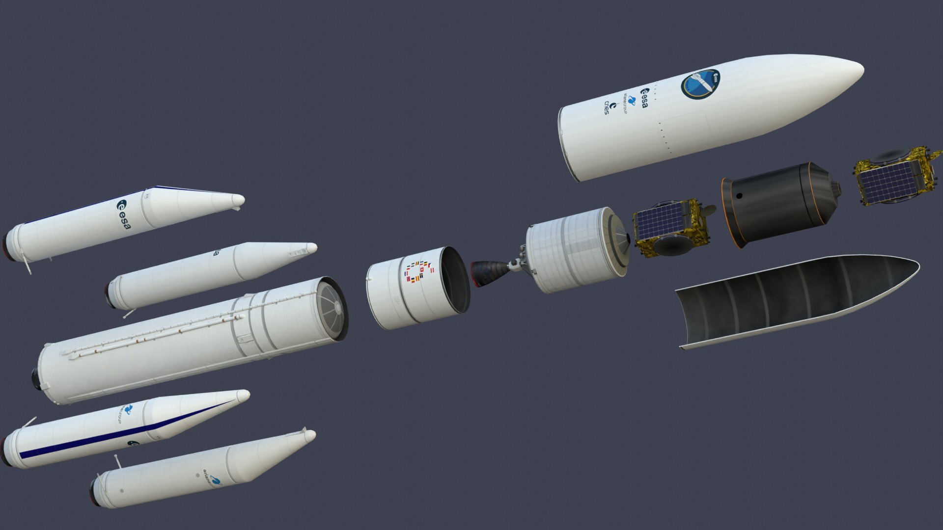 Ariane6 SC 3D - TurboSquid 2234609