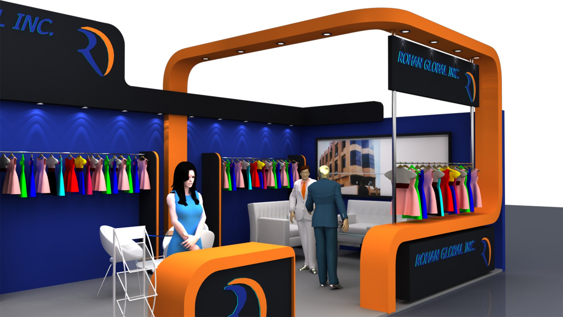 3D One Side Open Stand - TurboSquid 1990189