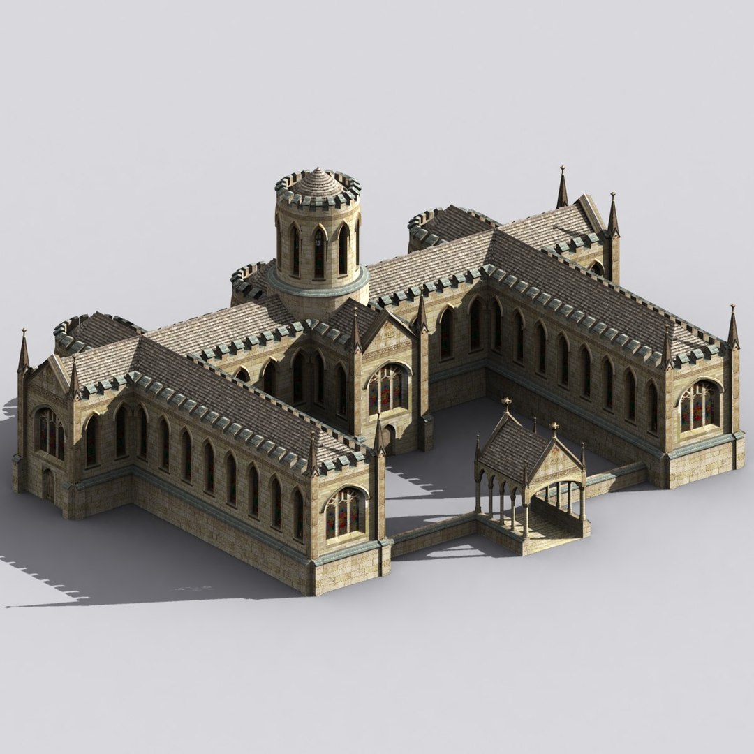 Maya Medieval Gothic Style Manor