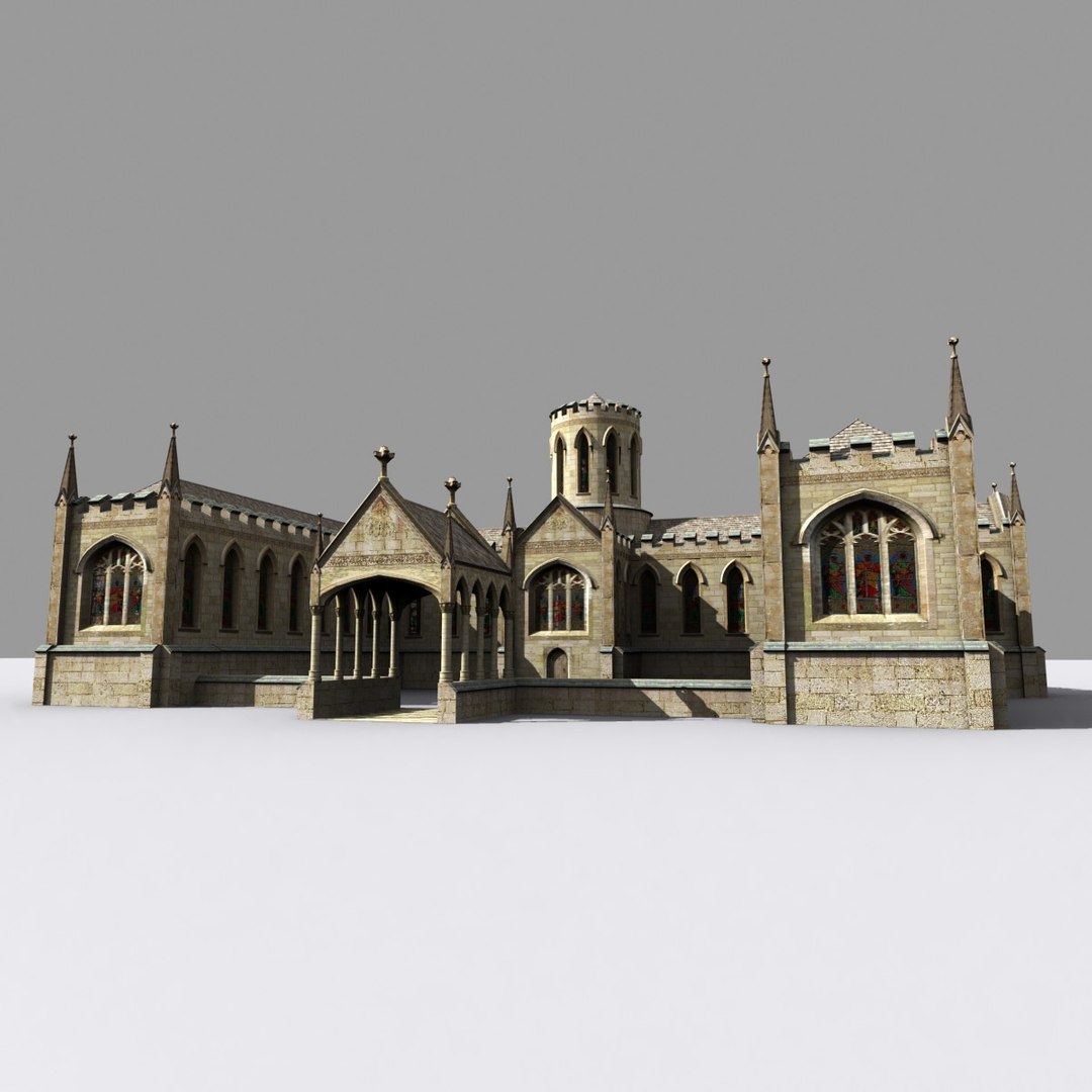 Maya Medieval Gothic Style Manor