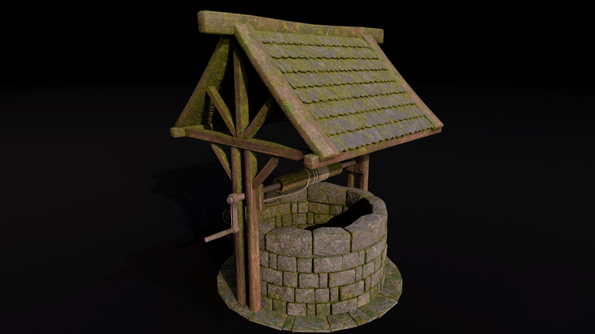 Realistic Water Well 3D - TurboSquid 2111521