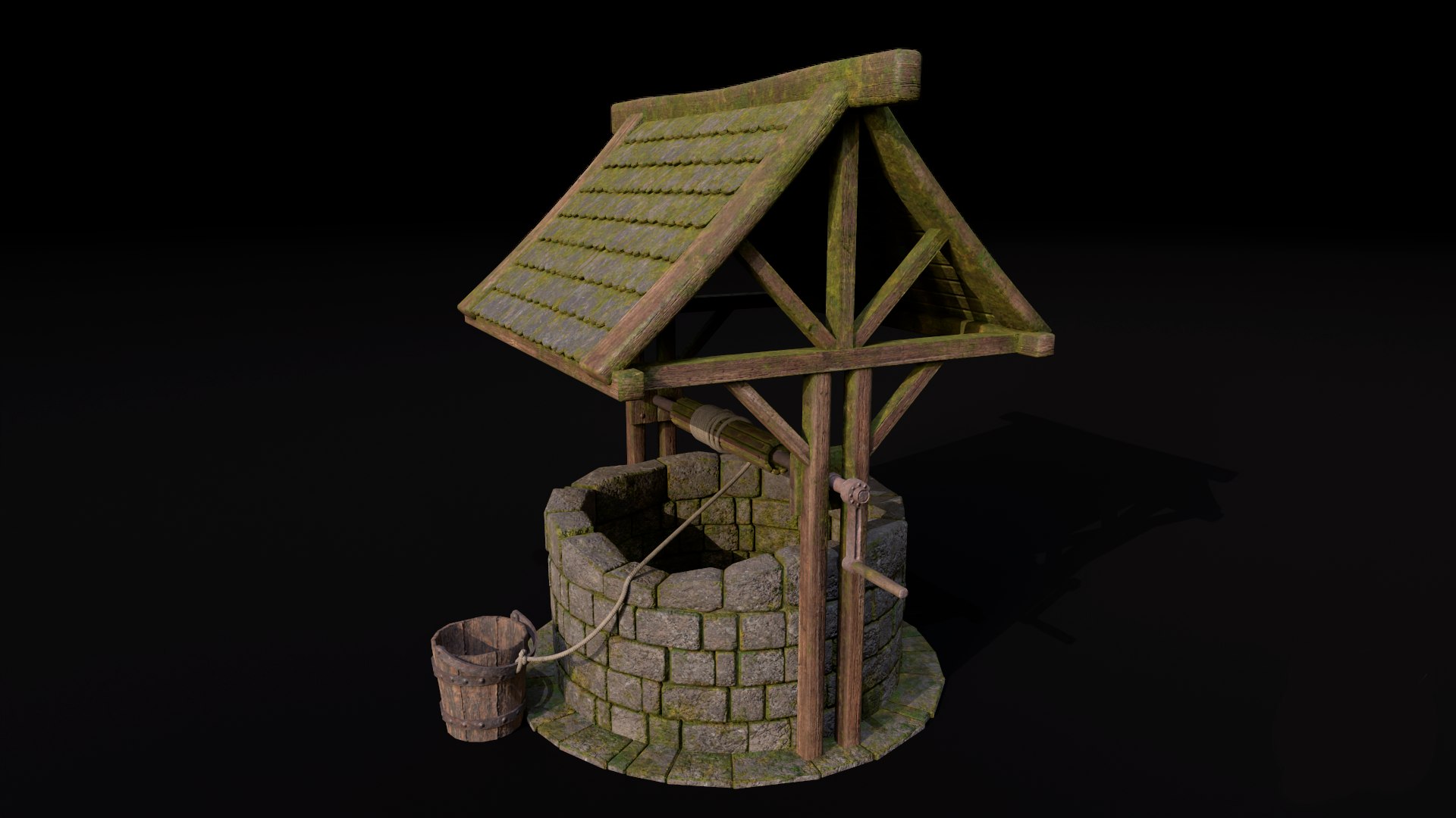 Realistic Water Well 3D - TurboSquid 2111521