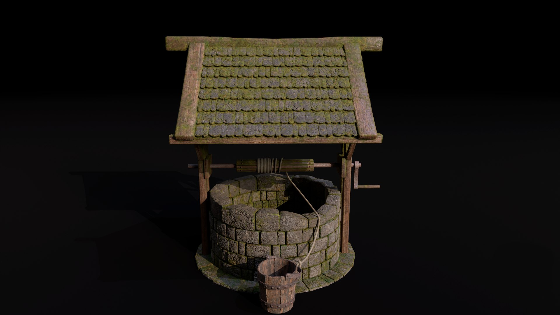 Realistic Water Well 3D - TurboSquid 2111521