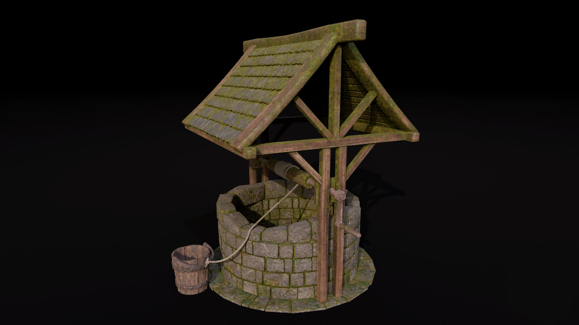 Realistic Water Well 3D - TurboSquid 2111521